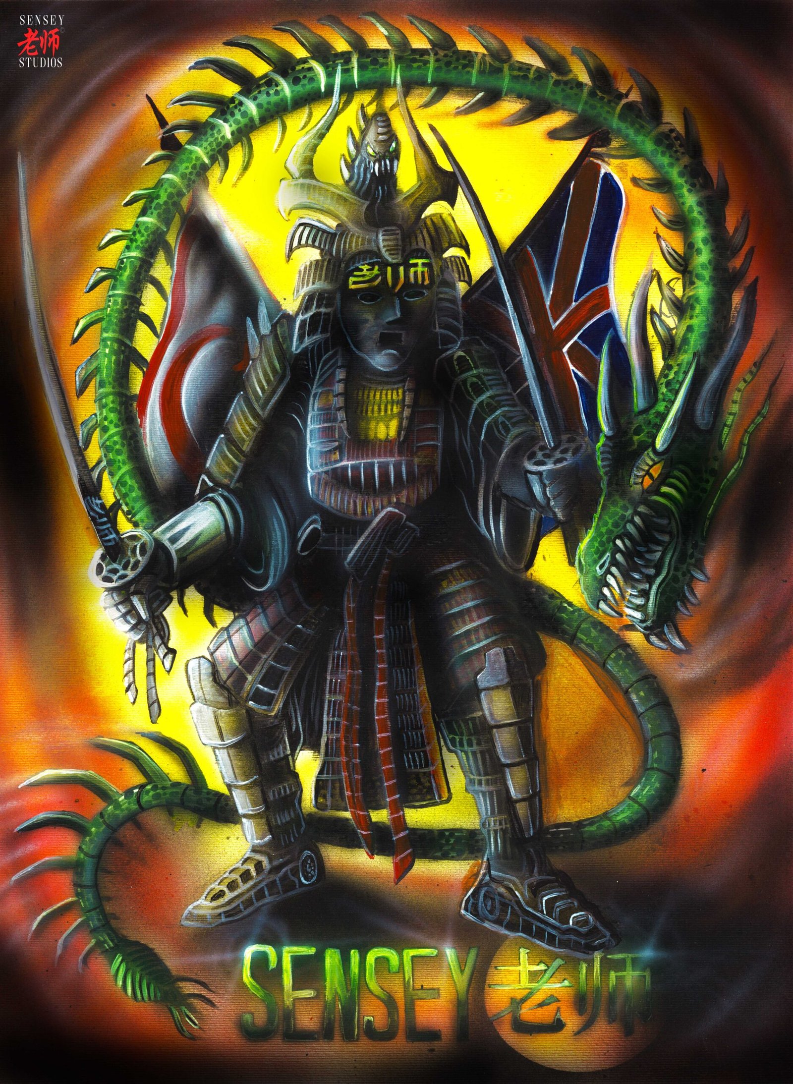 Sensey Warriors 老师 | Concept Art | Sensey Studios